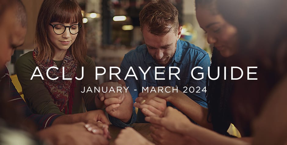 Sign Up for the New ACLJ Prayer Guide | American Center for Law and Justice